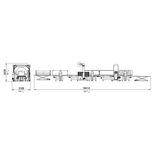 SPINNER 1800 Sofa Packing Line | Automated Lines